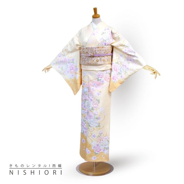 訪問着 レンタル 着物レンタル 貸衣装 フルセット 訪問着レンタル 付下げ フルセットレンタル 着物 No.0316