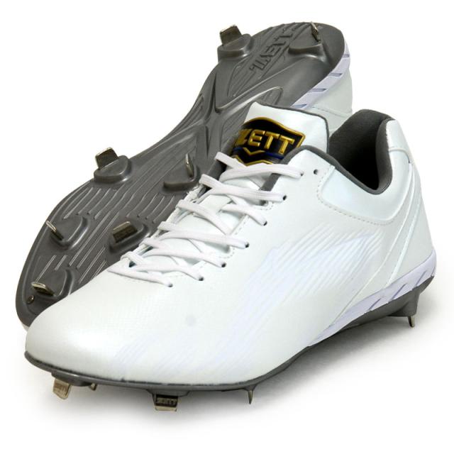 ゼット ZETT  埋込みスパイク ネオステイタスWH  野球 金具スパイク 金具埋め込み  25AW(BSR2218WH-1111)