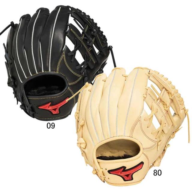 ミズノ MIZUNO  少年軟式用 ウィルドライブ レッド 小指2本入れグラブ  オールラウンド用／サイズS  野球 ジュニア JR 軟式 グラブ グローブ  25AW(1AJGY33300)