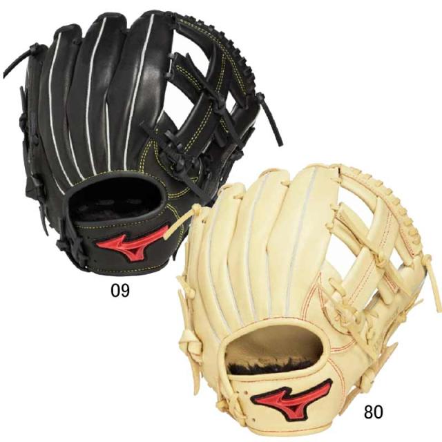 ミズノ MIZUNO  少年軟式用 ウィルドライブ レッド 小指2本入れグラブ  オールラウンド用／サイズM  野球 ジュニア JR 軟式 グラブ グローブ  25AW(1AJGY33310)