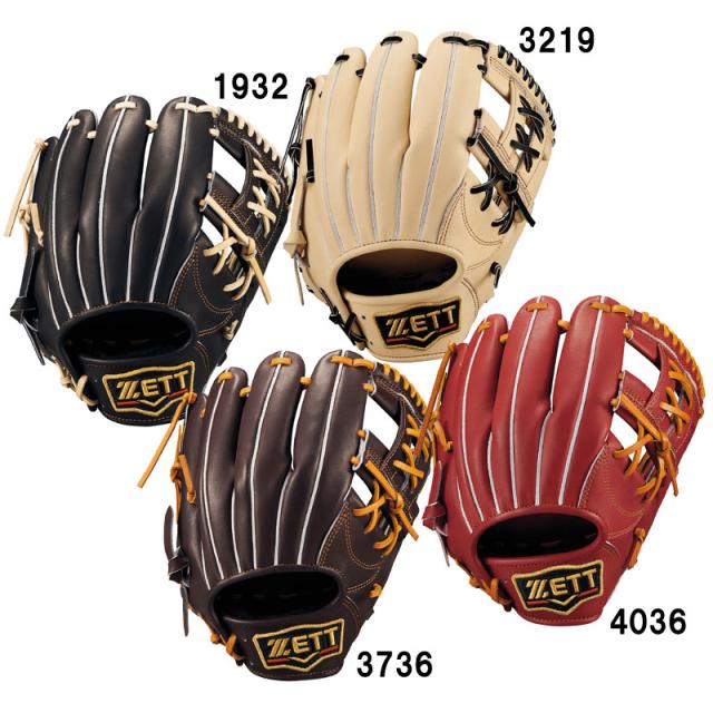 ゼット ZETT  軟式グラブ プロステイタスシリーズ 二塁手遊撃手用 今宮タイプ  グラブ袋付  野球 軟式 グラブ グローブ 内野手  25AW(BRGB30364G)