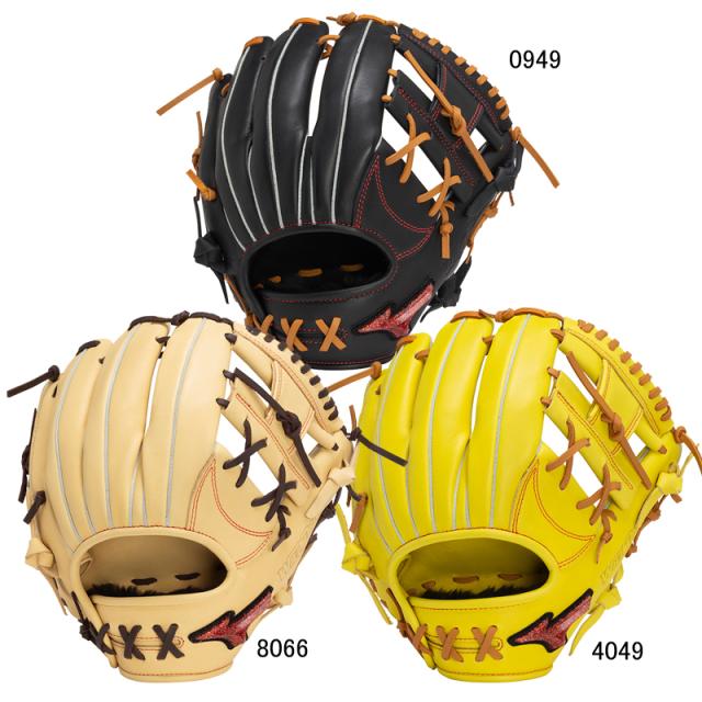 ミズノ MIZUNO  軟式用WILLDRIVE RED AXI  内野手向け：サイズ8  野球 一般 軟式 グラブ グローブ  24AW(1AJGR14203)