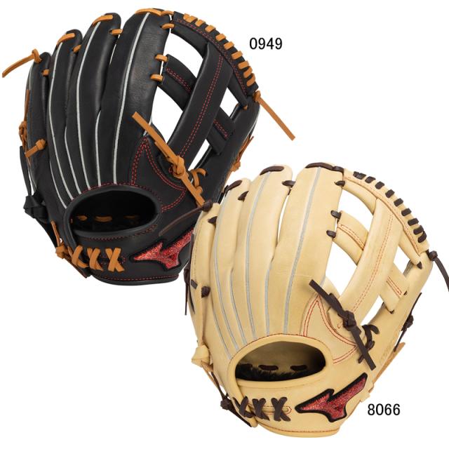 ミズノ MIZUNO  少年軟式用 WILLDRIVE RED AXI  オールラウンド用：サイズS  野球 ジュニア JR 軟式 グラブ グローブ  24AW(1AJGY31510)