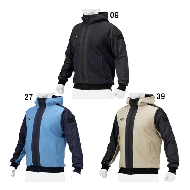 ミズノ MIZUNO  ミズノプロ プルーフフリースフーディ  ユニセックス 野球 ウェア トレーニング 練習  24AW (12JEBK71)