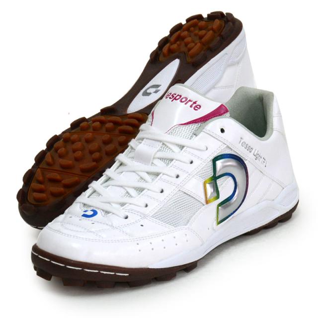 デスポルチ Desporte  テッサライトTF3  フットサル トレーニングシューズ  25SS (DS2142 PW/M-SIL)