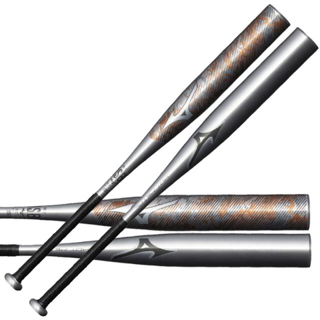 ミズノ MIZUNO  少年軟式用 金属製 HOT L  野球 ジュニア JR 軟式用 バット  25SS(1CJMY18279/81)