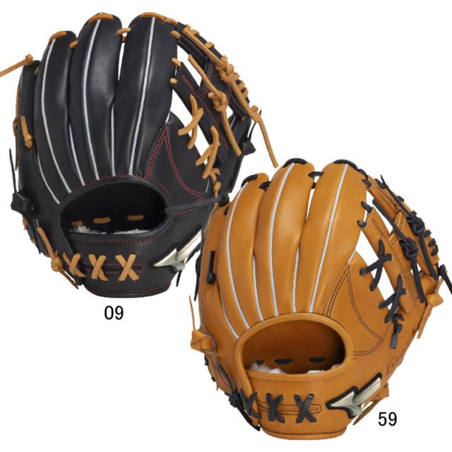 ミズノ MIZUNO  軟式用グローバルエリートHselectionSIGNA AXI  内野手用：サイズ8  野球 一般 軟式 グラブ グローブ  25SS(1AJGR32403)