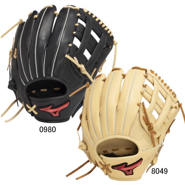 ミズノ MIZUNO  軟式用ウィルドライブ レッド U-Plus  内野×外野：サイズ11  野球 一般 軟式 グラブ グローブ ピッチャー  25SS(1AJGR32720)