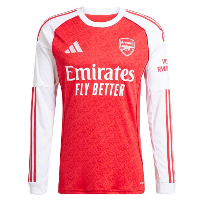 アディダス adidas  アーセナル 25/26 長袖ホームジャージー  サッカー ウェア レプリカシャツ ARSENAL  25AW(KSJ55-JI9536)