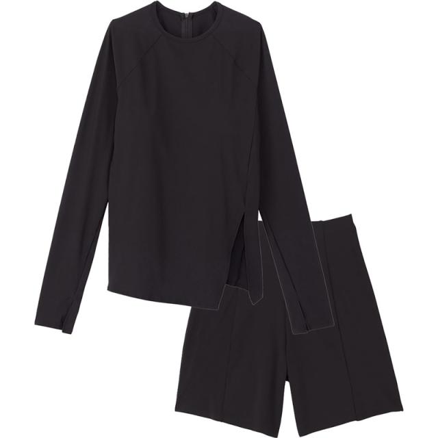 speedo(スピード) L/S SEPARATES 水泳 水着 W (sfw22430-k)