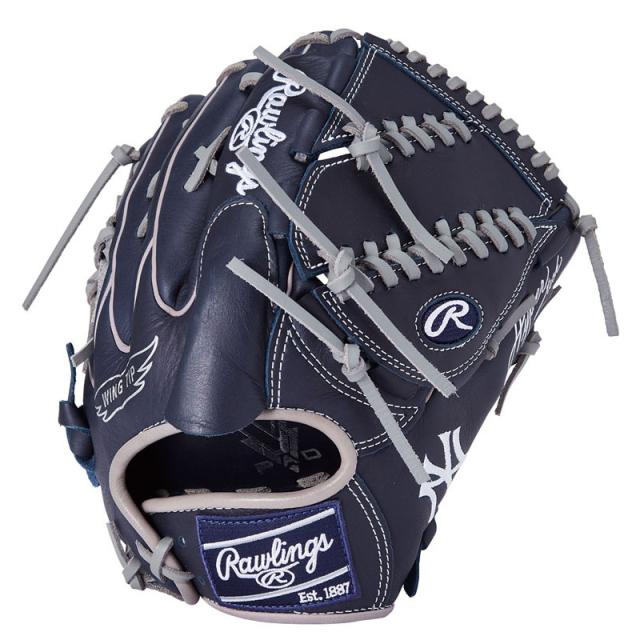ローリングス Rawlings 軟式 ハイパーテック MLB A15W NYY 軟式用グローブ グラブ 25SS GR5HTMA15W