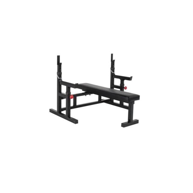 (代金引換・個人宅・北海道・沖縄県への配送不可)EVERNEW(エバニュー) ベンチプレスBD補助スタンド付 トレーニング (ETB718)