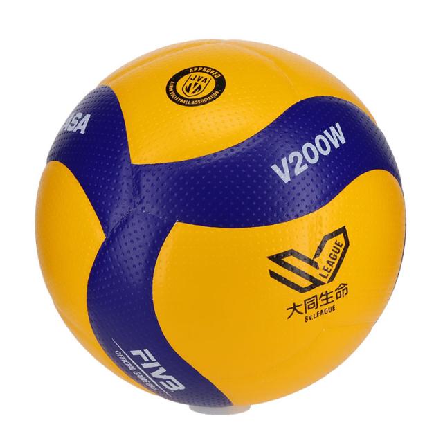 MIKASA(ミカサ) バレー5号SVリーグロゴ入 国際公認球 黄/青 バレーボール ボール (V200W-SV)