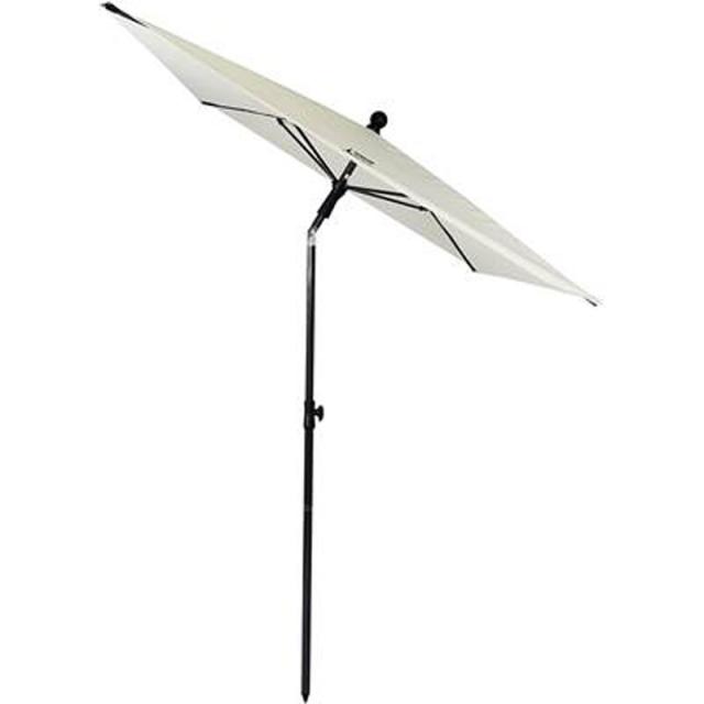 CAPTAIN STAG(キャプテンスタッグ) ガーデン UV長方形パラソル210cm（ホワイト） キャンプ トレッキング (UD59)