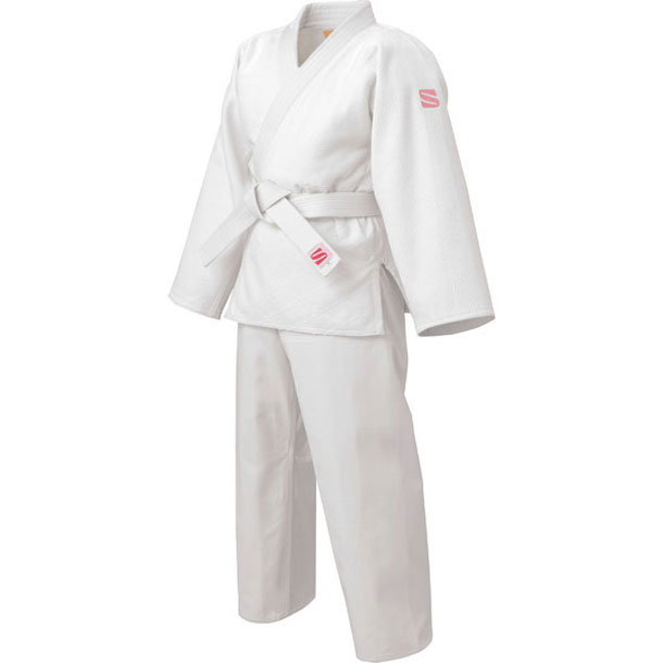 女子用一重織柔道衣（背継仕上）（愛称 さくら） セット 【KUSAKURA】九桜 その他ウェア(3点セット)  (JSLS1)