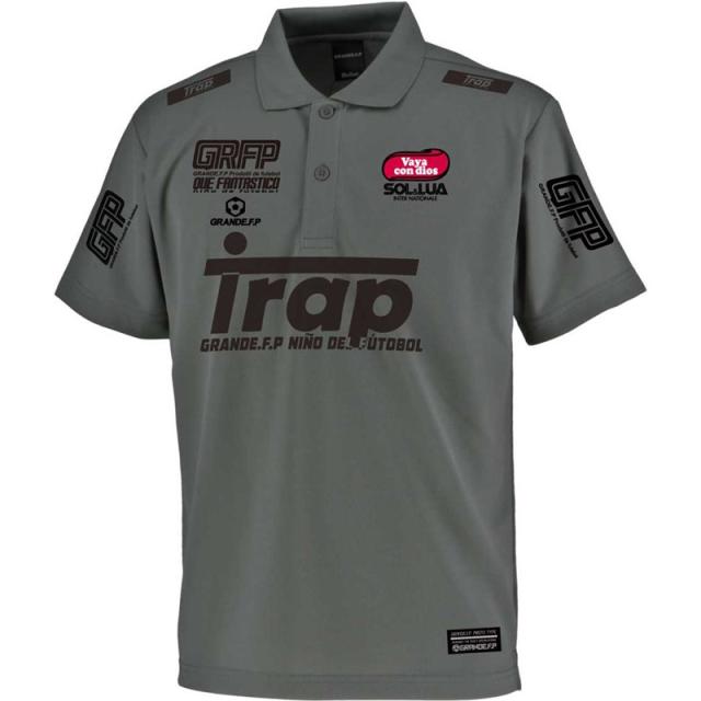 grande(グランデ) TRAP昇華転写プラクティスポロ フットサルプラクティクスシャツ (gfph23010-1709)