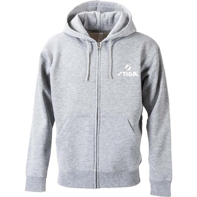 stiga(スティガ) ジップパーカーJP-II GRY L 卓球 ウェアトップス (1805100206)