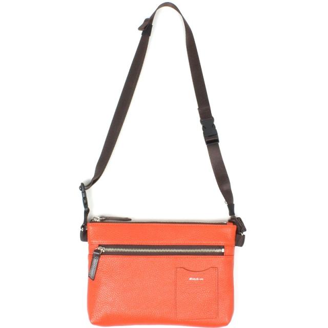 ステッチオンstitch-on S-ON DAILY- サコッシュ オレンジ カジュアルショルダーバッグ (5209234)