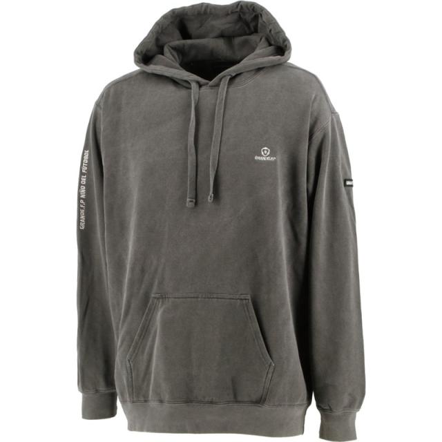 grande(グランデ) ガーメントダイ シシュウ SWTプルパーカ フットサルスウェットパーカー (gfph21404-09)