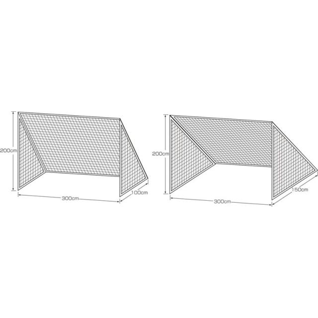 カネヤ(kaneya) ミニゴールネット3215WT 学校機器ネット (k3011）