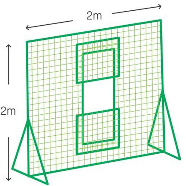カネヤ KANEYA マシーン前用シングルネット取替用(硬式･軟式兼用) 野球 ソフトネット (KB1350N)