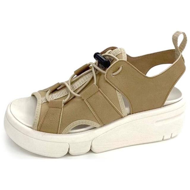 re:geta(リゲッタ) ケイリョウアツゾコスポーティーサンダル カジュアルサンダル (re253-beg)