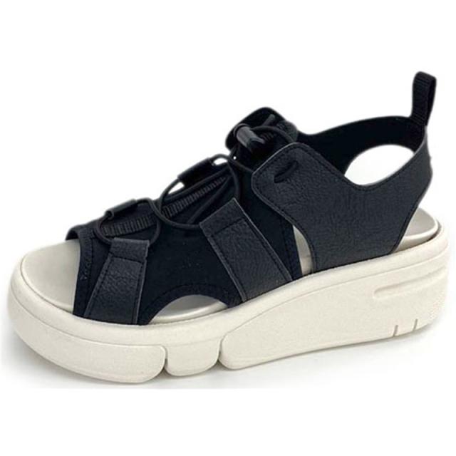 re:geta(リゲッタ) ケイリョウアツゾコスポーティーサンダル カジュアルサンダル (re253-blk)