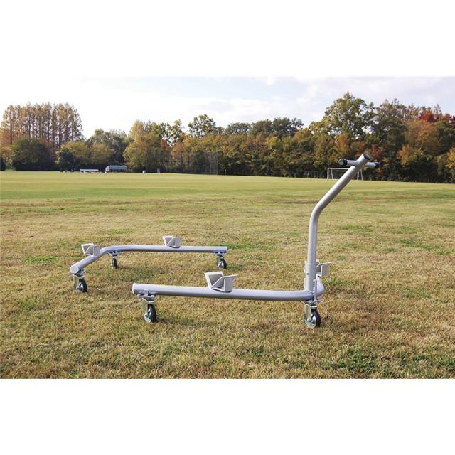 (代引き・個人宅・北海道・沖縄への配送不可)三和体育 サッカーゴールウンパンダイシャ アルミJ サッカー器具 (s0999)