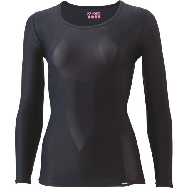 yonex(ヨネックス) ウィメンズUネックナガソデシャツ ボディケアストレッチシャツ (stba1513-007)