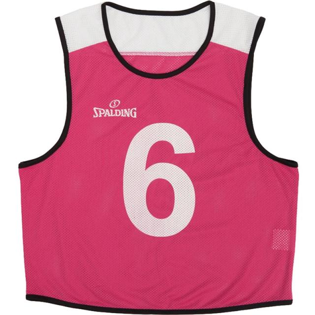 spalding(スポルディング) ビブス6-11(6枚セット) バスケット グッズ (sub130720-pnk)