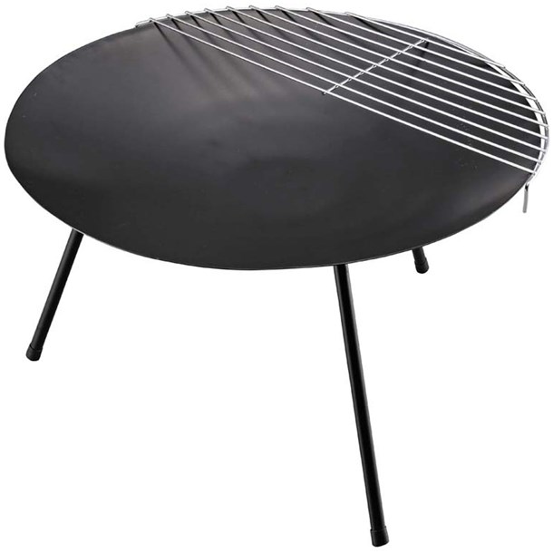 ラウンド ファイアベース(ブラック) captainstag キャプテンスタッグアウトドアグッズソノタ(ug0049)