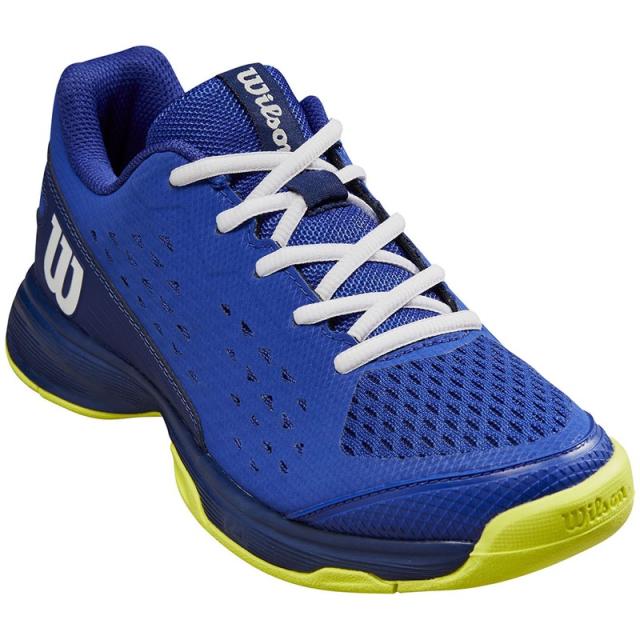 wilson(ウイルソン) RUSH PRO JR L BLU/BLUEPR テニスシューズ (wrs331860u)