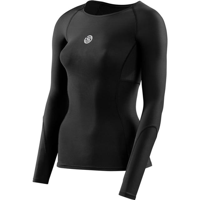 skins(スキンズ) S-3 WOMENS TOP L/S ボディケアストレッチシャツ (18221310-019)