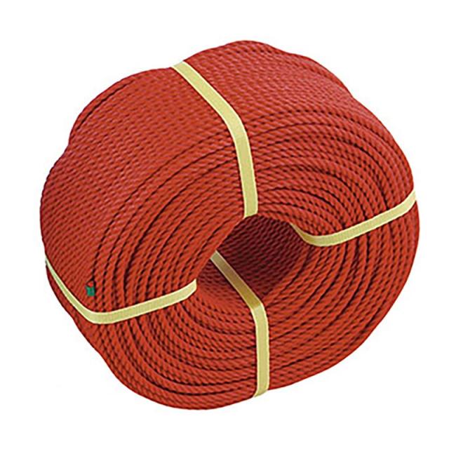 三和体育 グランドロープ6-200 アカ5A 学校機器 器具 (s2877)