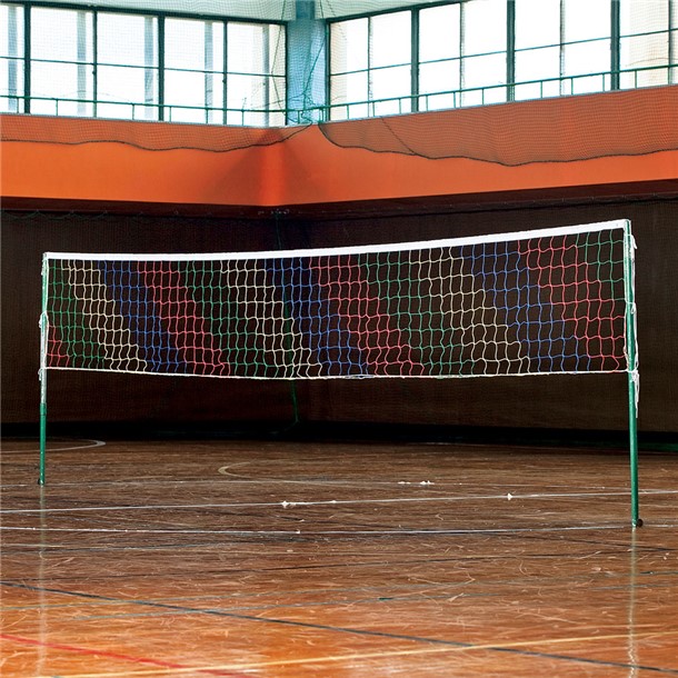 三和体育 ソフトバレーヨウストライプネット10A バレーネット (s9417)