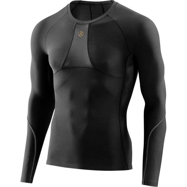 skins(スキンズ) S-5 MENS TOP L/S ボディケアストレッチシャツ (18121510-019)