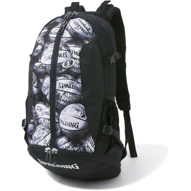 spalding(スポルディング) ケイジャー グラフィティ ホワイト ホワイト バスケットバックパック (40007gw)