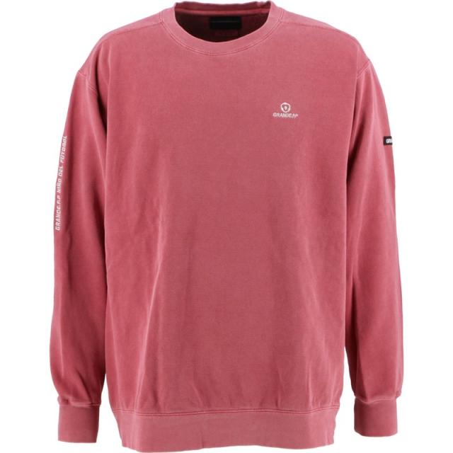 grande(グランデ) ガーメントダイ シシュウ スウェットクルー フットサルスウェットトレーナー (gfph21403-36)