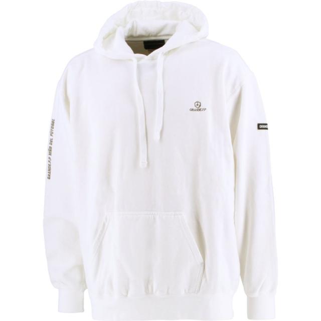 grande(グランデ) ガーメントダイ シシュウ SWTプルパーカ フットサルスウェットパーカー (gfph21404-01)