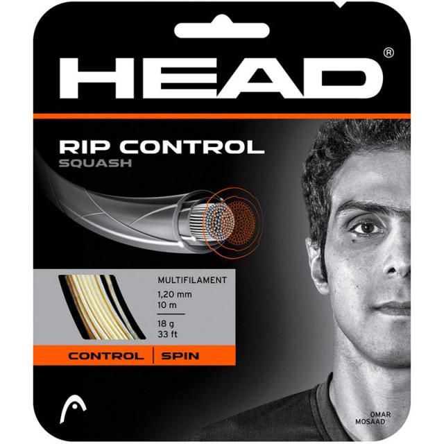 【ロット販売：入り数6】 HEAD(ヘッド) RIP CONTROL SQUASH レクレーション ガット (281276)