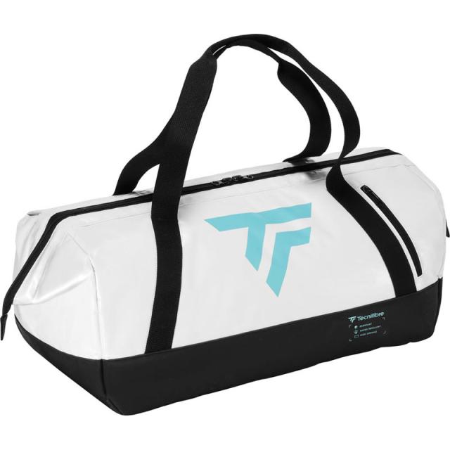 Tecnifibre(テクニファイバー) TOUR WHITE-BLUE DUFFEL テニス バッグ (40touwbldu)