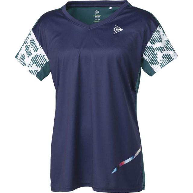 DUNLOP(ダンロップ) WOMEN'S 23春夏 GAME SHIRT テニス ゲームシャツ ウィメンズ (dap1322w-545)