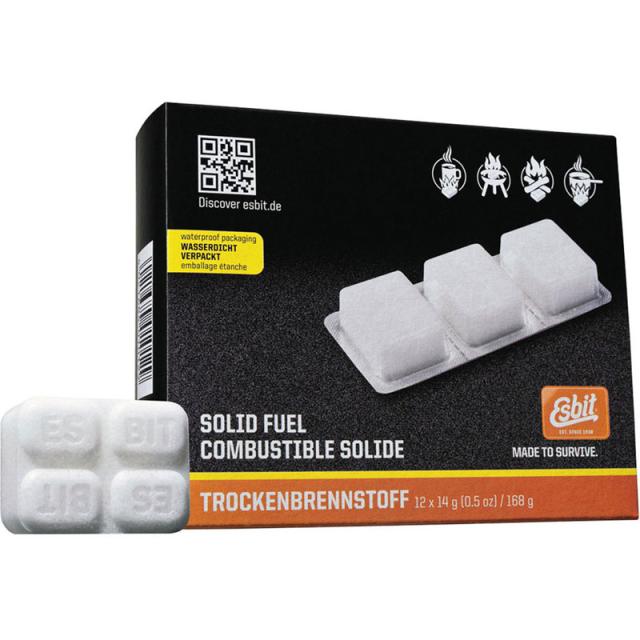 【ロット販売：入り数12】 ESBIT(エスビット) コケイネンリョウミリタリー12タブレット アウトドア 燃料・火気 (es00101200)
