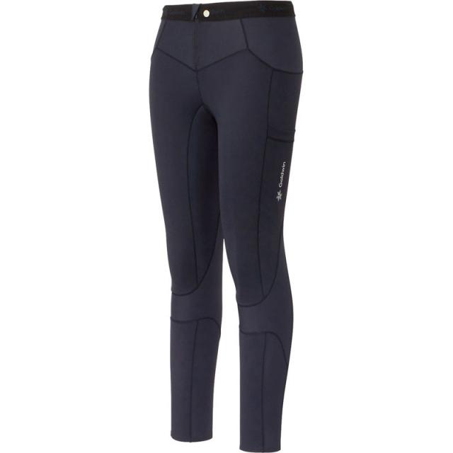 C3fit(シースリーフィット) フォーカスサポートロングタイツ ボディーケア ストレッチパンツ (gcw14158-bk)