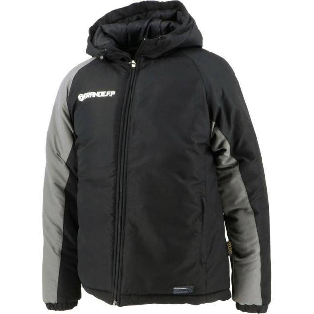 GRANDE.F.P(グランデエフピー) GRANDE.F.P.ツートン.ベーシック.フーデッドウォーマーハーフジャケット フットサル ウォーマージャケット (gfph19504-0915)