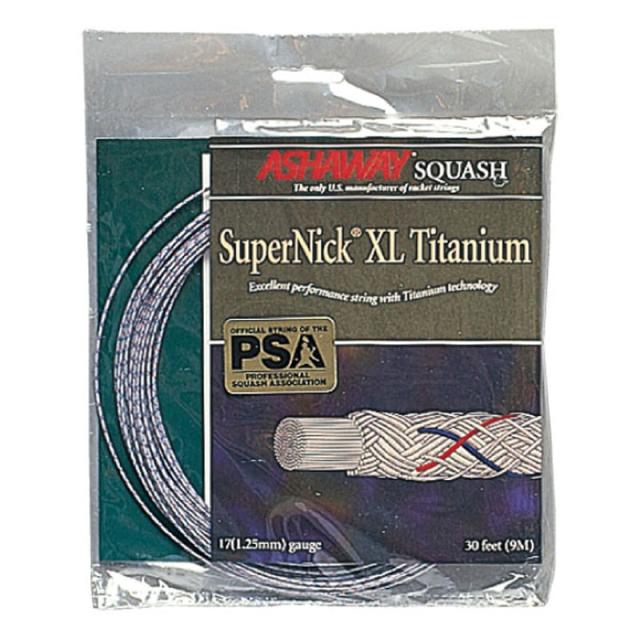 【ロット販売：入り数5】 KIMONY(キモニー) スーパーニックXL チタン バドミントン ガット (kas722)