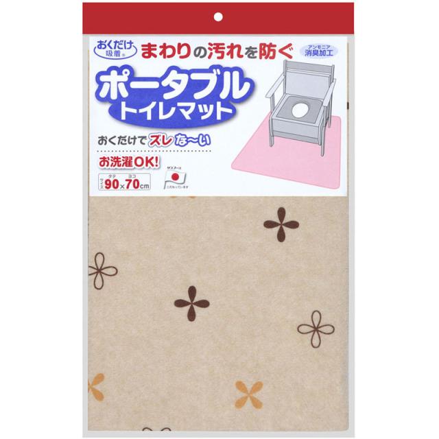 【ロット販売：入り数5】 SANKO(サンコー) 224890 ポータブルトイレマット ボディーケア グッズ その他 (kc29-be)