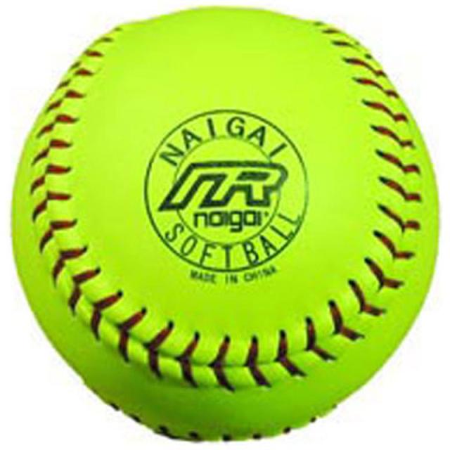 【ロット販売：入り数12】 NAIGAI(ナイガイ) ナイガイカワイエローSB3ゴウレンシュウキュウ 野球＆ソフトボール ボール ソフト (s3kay2)