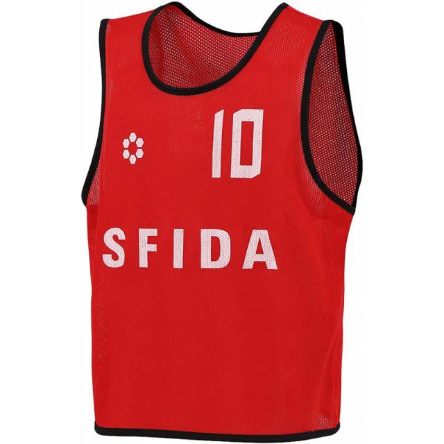 SFIDA(スフィーダ) SFIDA TEAM BIBS フットサル ビブス (sh24g02-red)