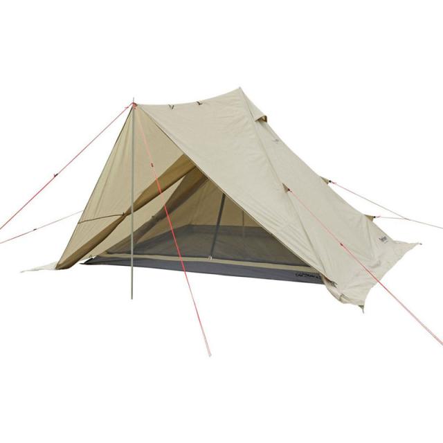 CAPTAIN STAG(キャプテンスタッグ) トレッカー ワンポールレクタ270 TYPE2(カーキ) アウトドア テント (ua0068)